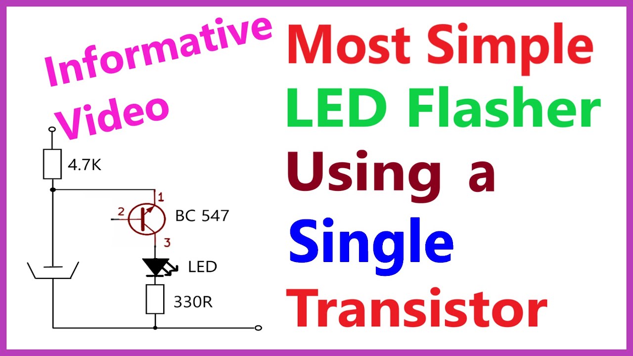 You don't believe that a Transistor can work like this | Simple LED ...