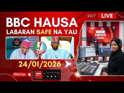 BBC Hausa Labaran yau na safe 24-01-2026 