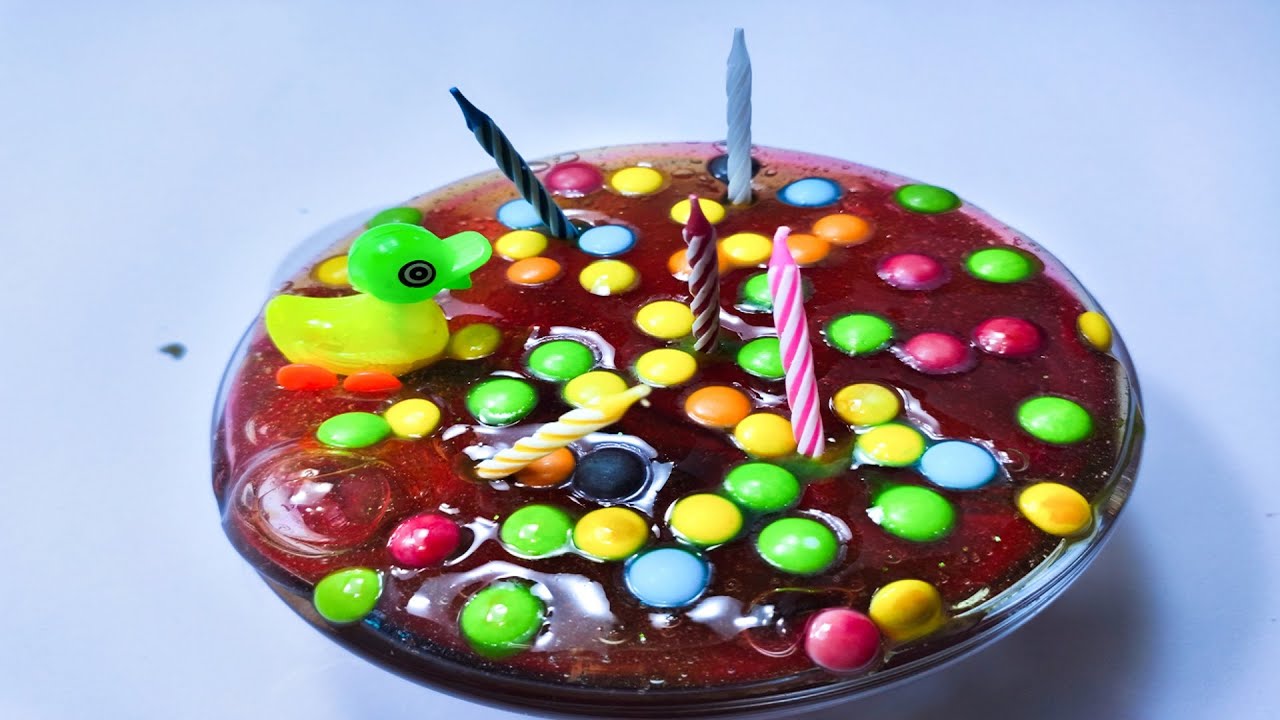 Wonderful Slime Cake To Enjoy. (Let's Enjoy Slime Together) #1 - YouTube