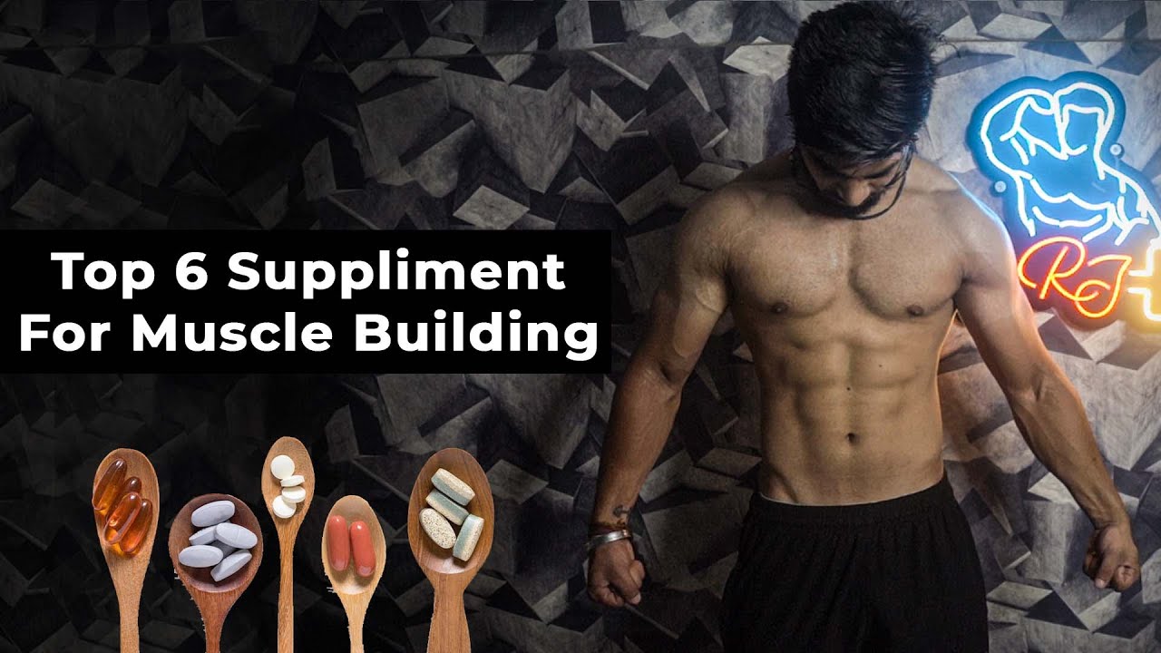 Top 6 Supplements for Muscle Building | Best Suppliment stack for Body ...