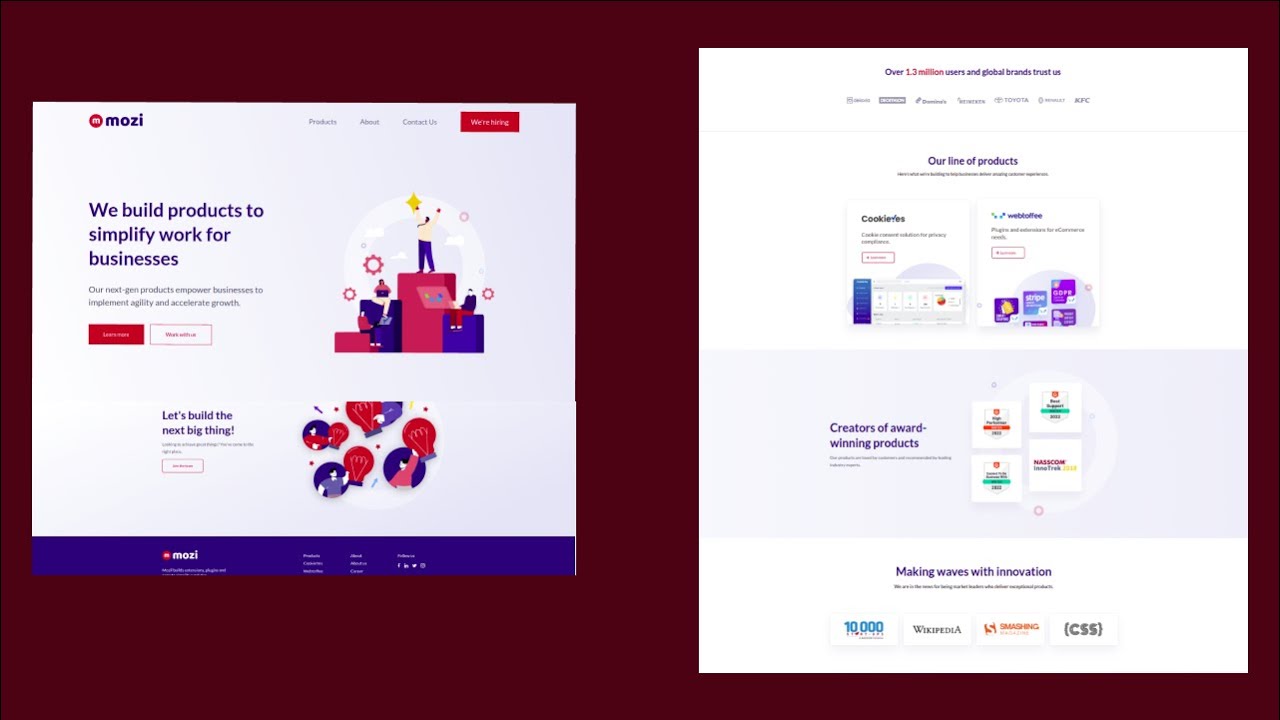 How to Create Responsive Website Using Html Css & Saas | Step by Step ...