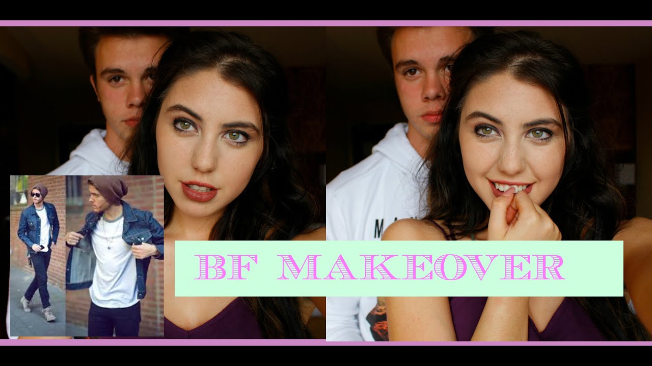 Giving My BF A Makeover!!! - YouTube