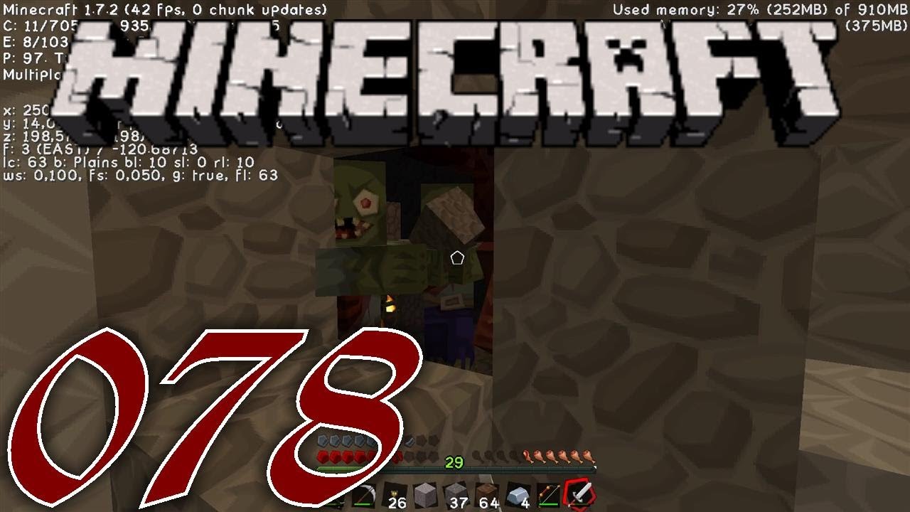 Let's Play Minecraft [78] Zombiepartey - YouTube