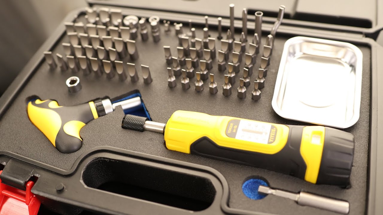 90Pcs Master Torque Screwdriver Set, 10-70 IN.LB, Inch Pound Torque ...