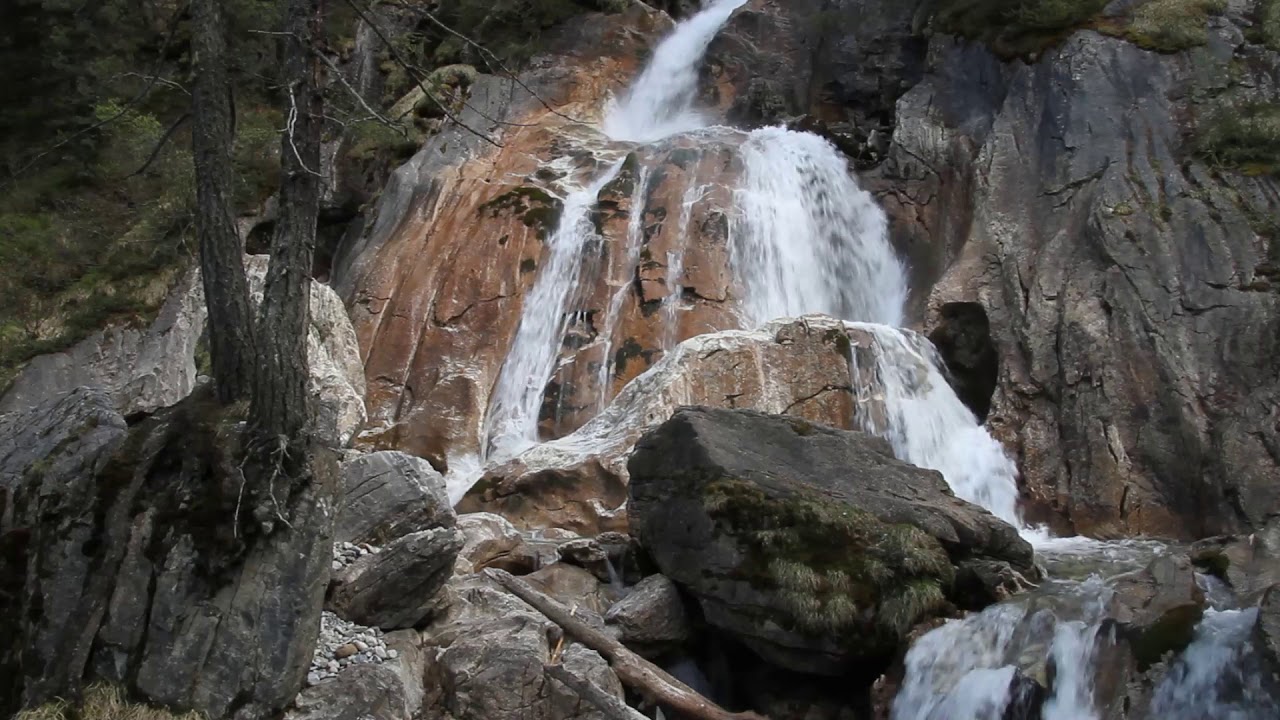 Alpine Waterfall 1 - YouTube