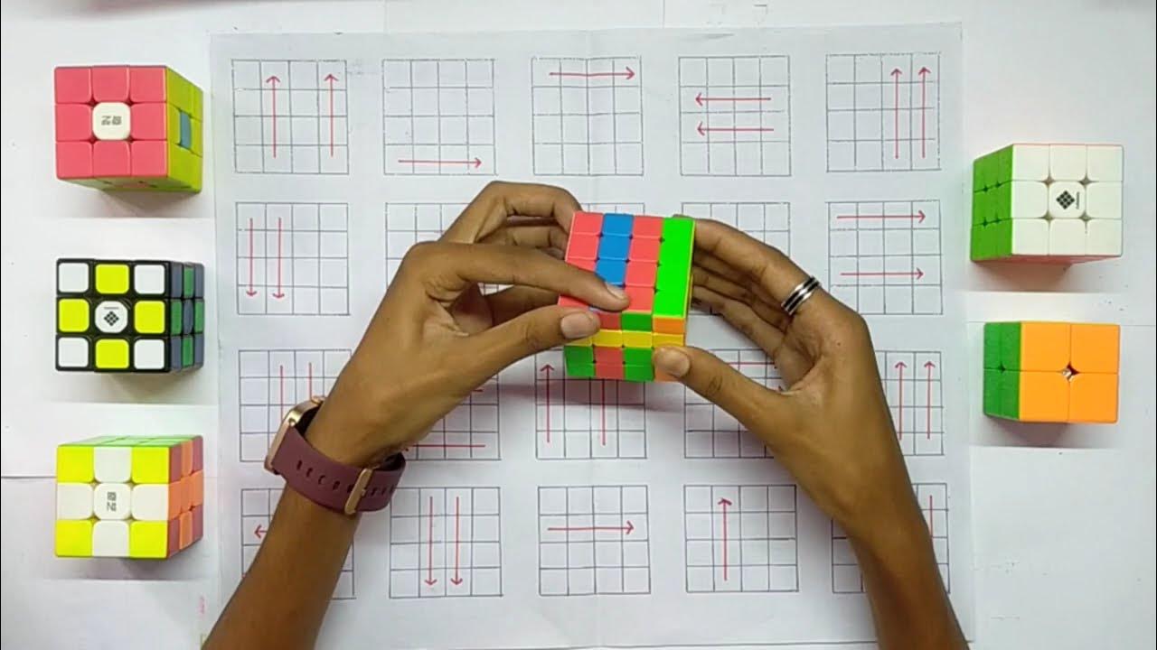 Rubik's Cube solve {4×4} - YouTube