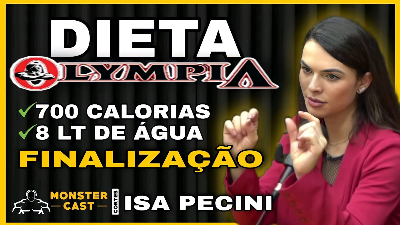 DIETA COMPLETA DA MISS OLYMPIA ISA PECINI ! - YouTube