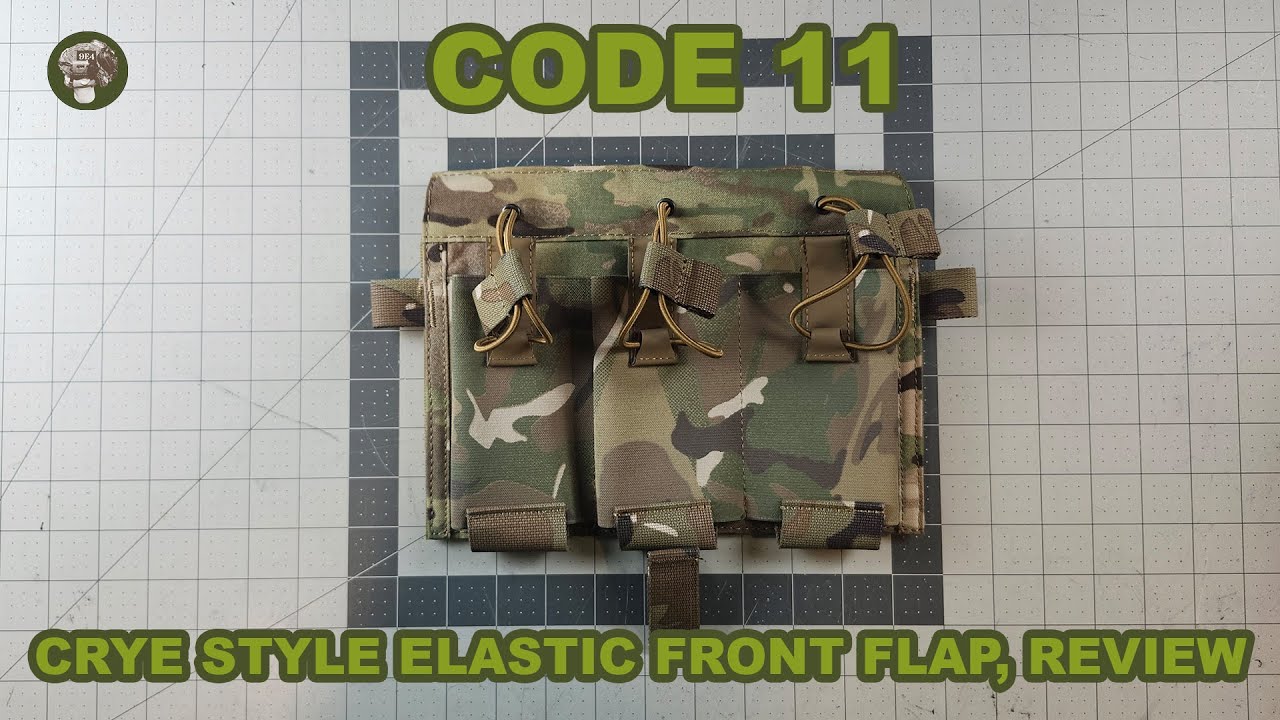 Code11 elastic AVS style mag front flap, review - YouTube