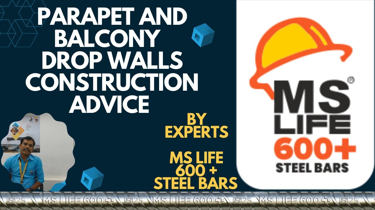 Parapet and Balcony Drop Walls Construction Advice| By Experts ...