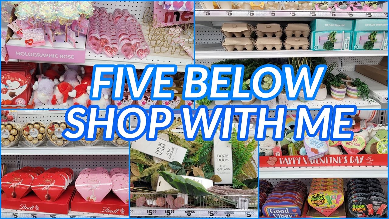 FIVE BELOW VALENTINE'S DAY 2023! NEW HOME DECOR FINDS! SHOP WITH ME ...