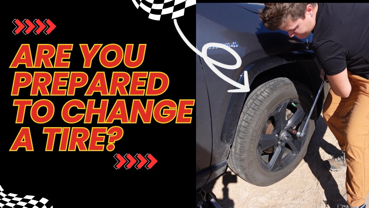 Learning to Change a Tire on Toyota Rav4 - YouTube