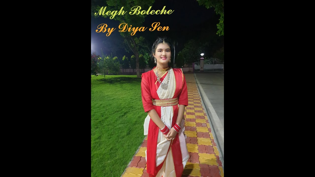Megh Boleche Jabo Jabo | Sunidhi Chauhan | Dance Cover By Diya Sen ...