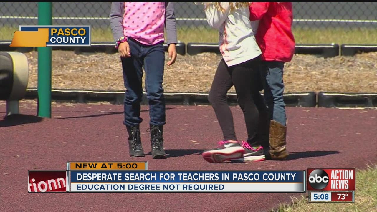 Pasco schools recruiting 300 new teachers - YouTube
