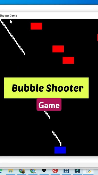 Bubble Shooter Game in Python | Python Game Project Shorts | #Shorts # ...