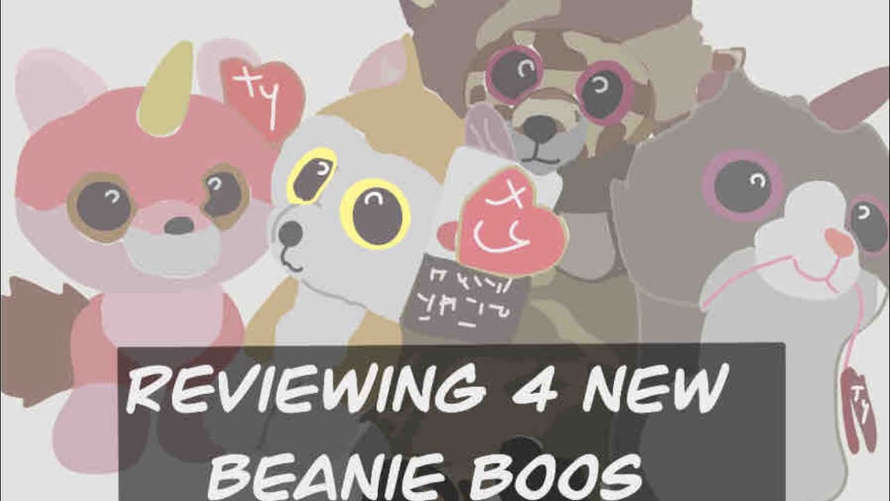 My review on 4 new 2020 Beanie Boos! (Beanie Boo Review) - YouTube