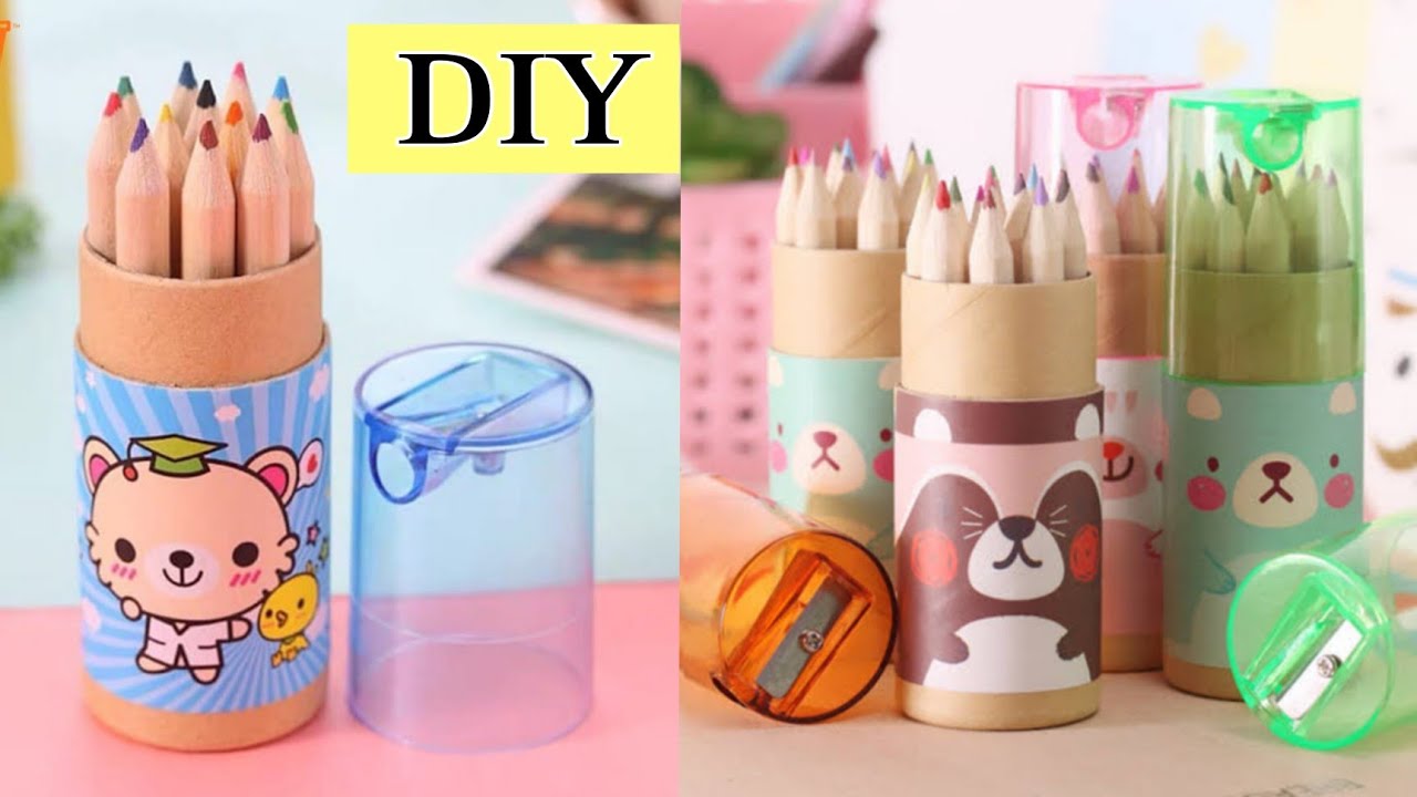 DIY Homemade Cute Pencil Box | How to make pencil box at home | School ...