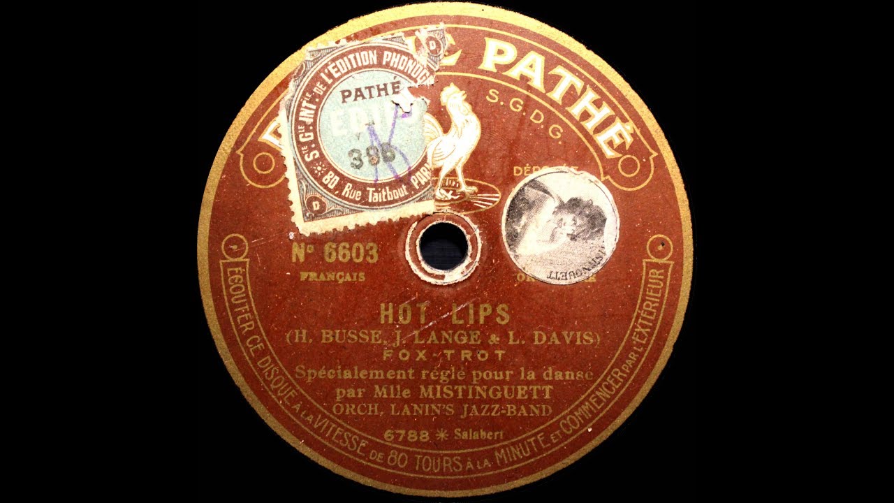 "Hot Lips" - Lanin's Jazz Band - 1923 - YouTube