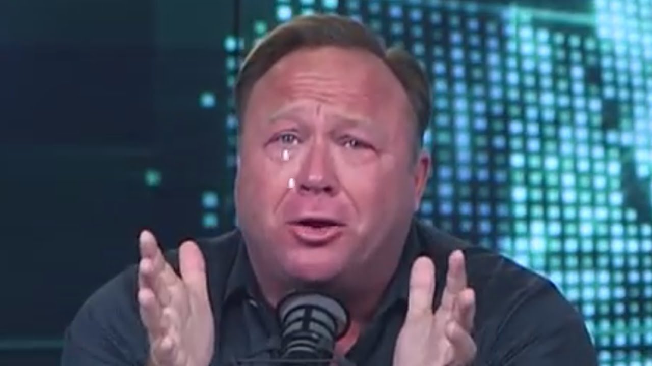 Alex Jones Has a Mental breakdown, Cries for Trump - YouTube