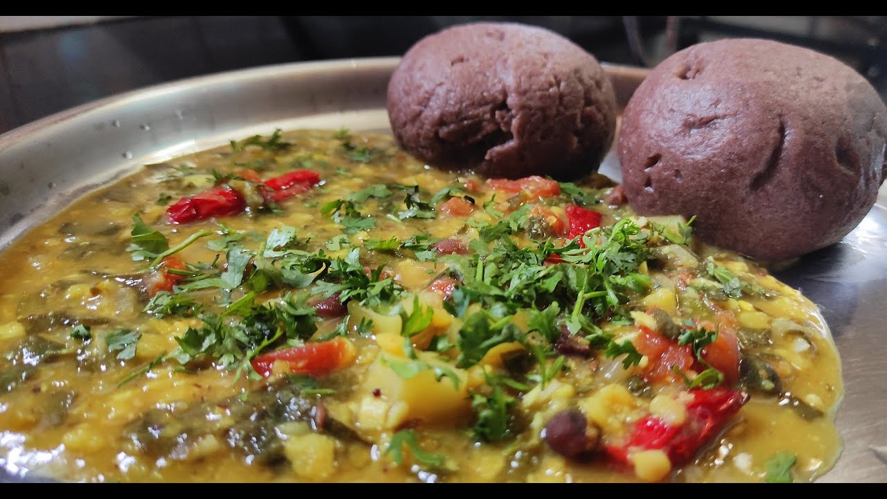 Ragi Mudde || Ragi Sangati with Massoppu saaru || sambar || ರಾಗಿ ಮುದ್ದೆ ...