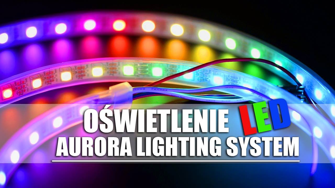 Oświetlenie LED do PC - Aurora Lighting System - YouTube