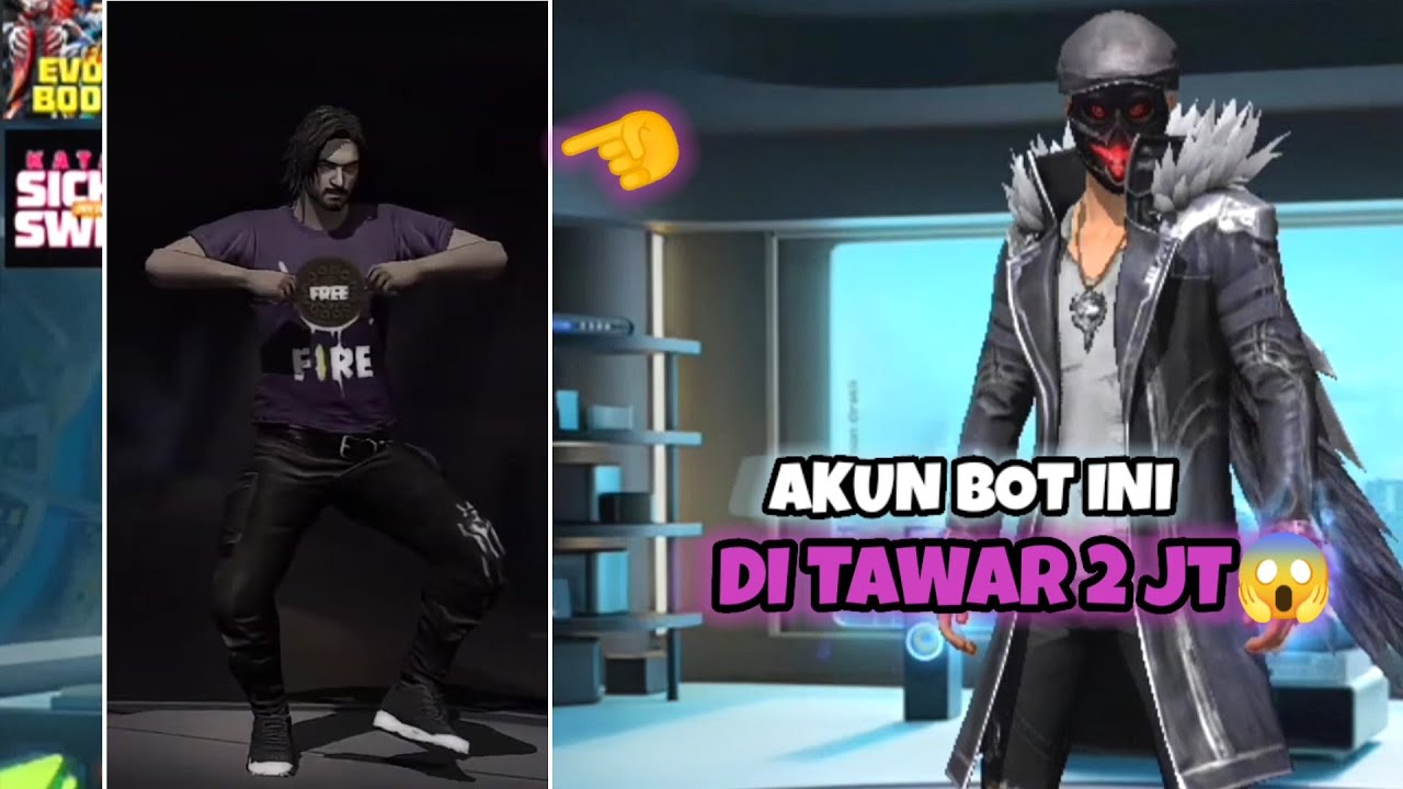 AKUN FF BOT INI DI TAWAR 2 JT 😱 KOK BISA SIH 🤨 - YouTube