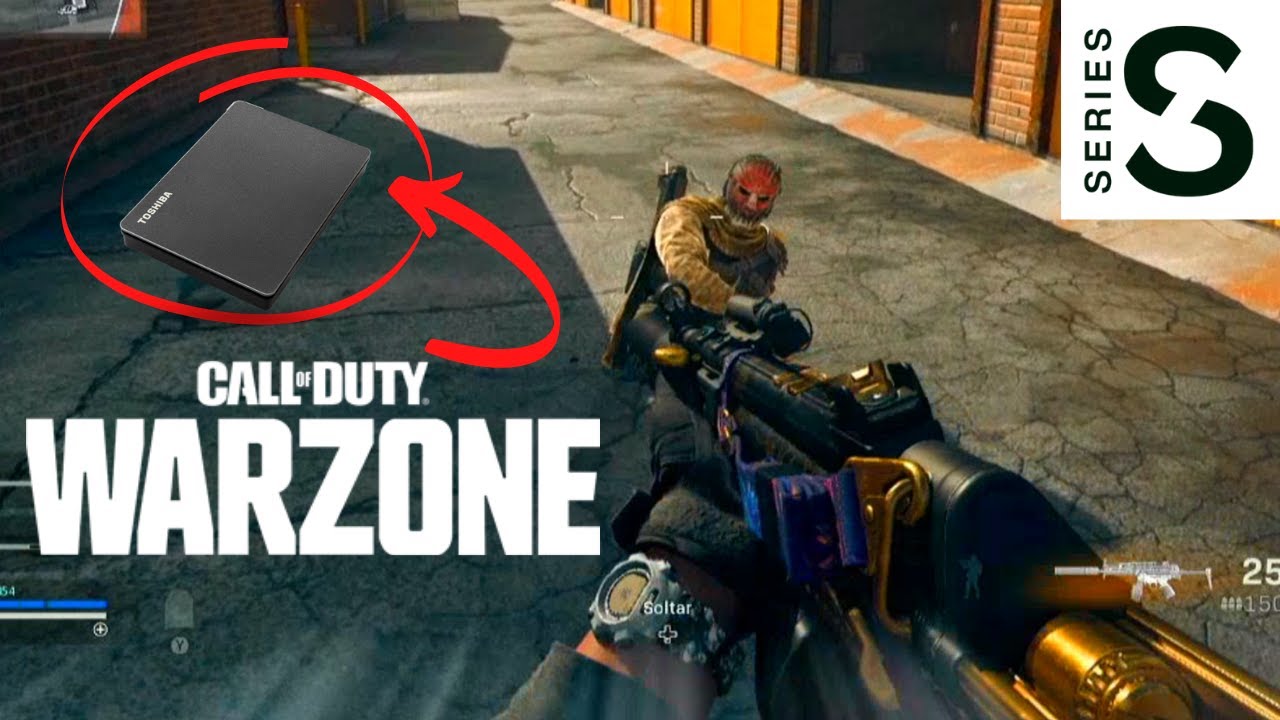 WARZONE en Xbox Series S, con Packs Texturas HD (Disco Externo) - YouTube