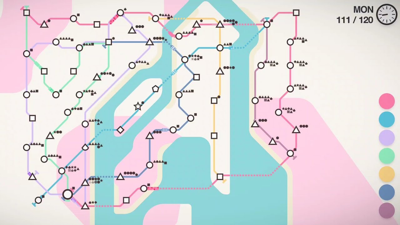 Mini Metro Endless Mode - YouTube