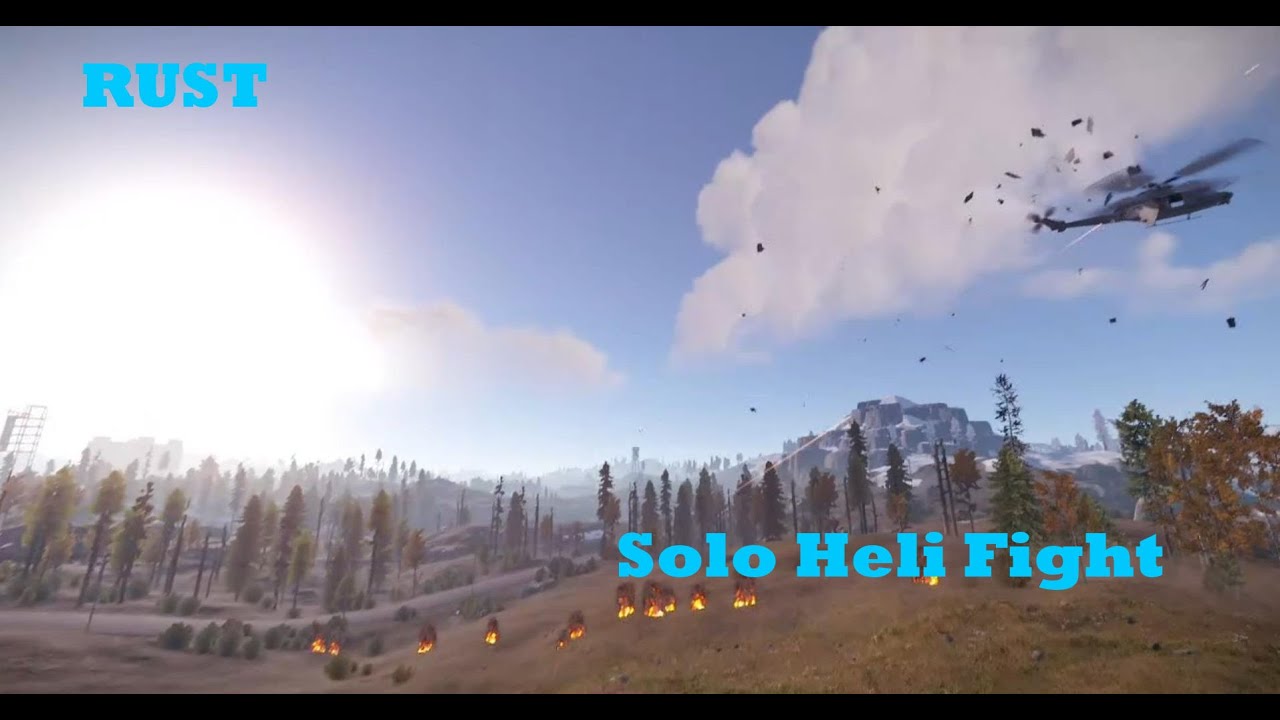 RUST | Solo Heli Fight - YouTube