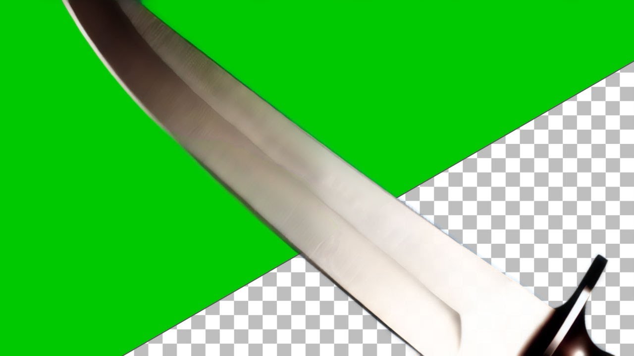 Knife SLASH Green Screen 🔪🩸 #freevfx | Reflective Blade Overlay - YouTube