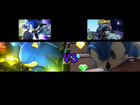 Sonic Unleashed Opening Cutscene Comparison | CGI vs Sonic Plush