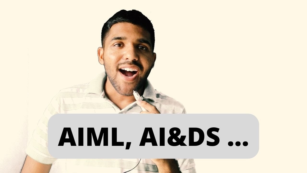 Should you Choose AIML, AI&DS... - YouTube