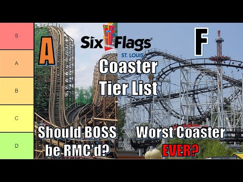 Six Flags St. Louis COASTER Tier List - YouTube