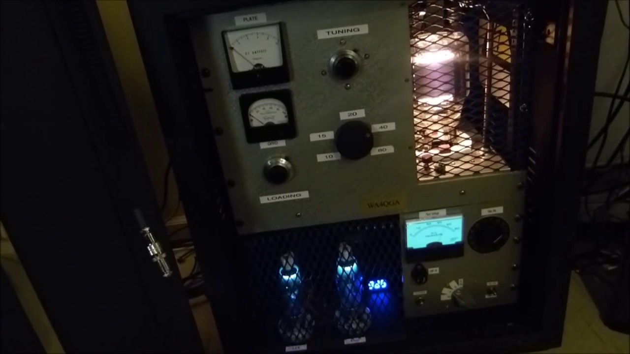 (3 of 3) RCA 833A Triode 20 Meter SSB Amplifier Update - YouTube