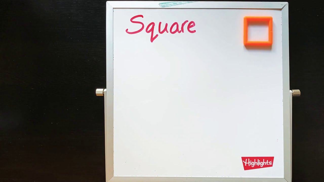 Square Lesson + curves sort & shape hunt - YouTube