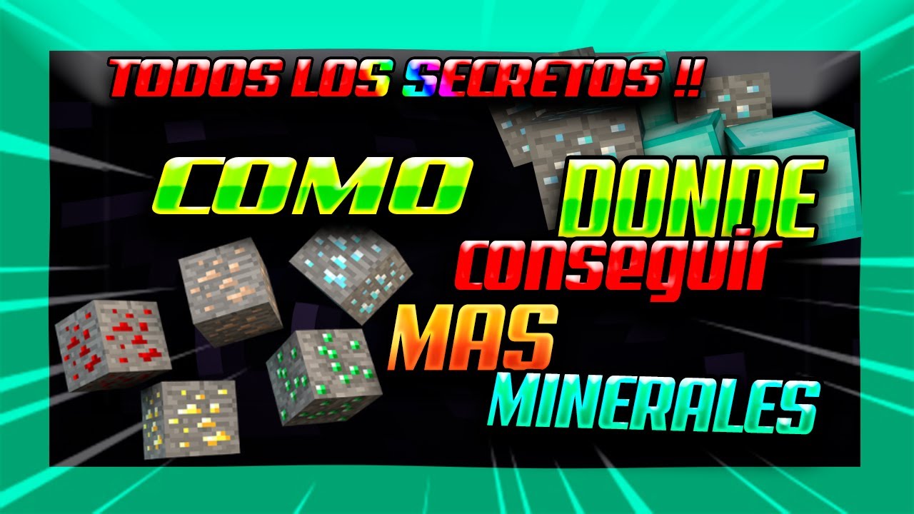 DONDE encontrar MINERALES en MINECRAFT sin MODS TIPS, TRUCOS Y CONSEJOS ...