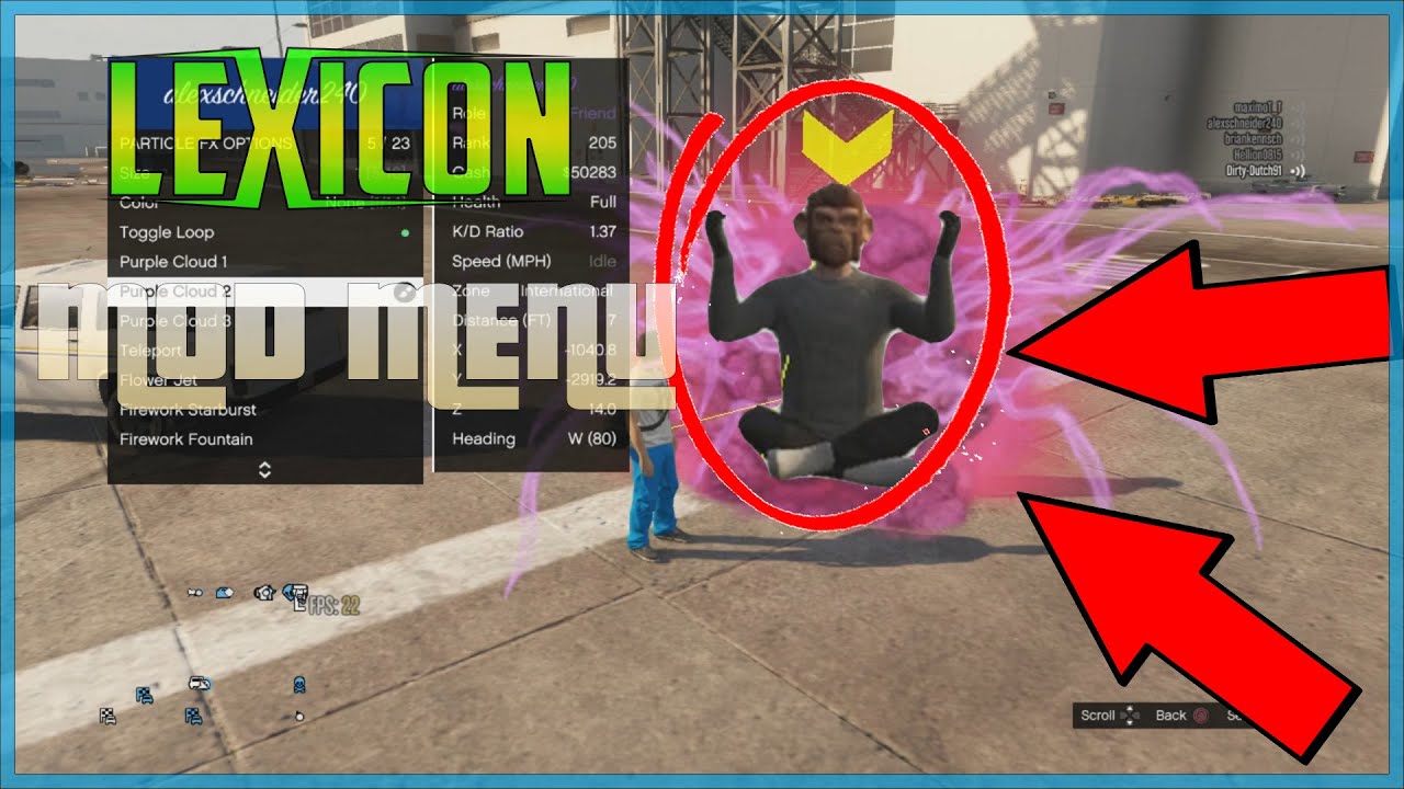 GTA 5 Online - LEXICON MOD MENU | SPRX PS3 1.26 / 1.27 (GTA V MODS ...