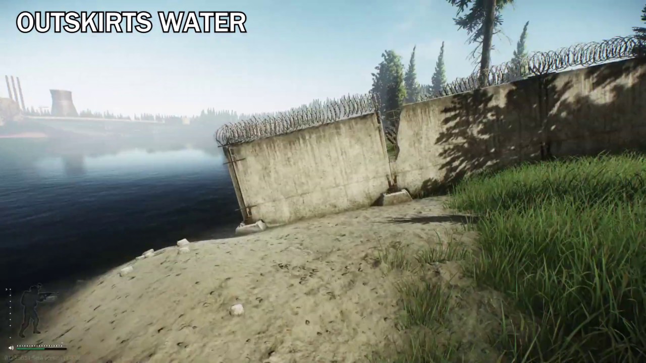 Outskirts Water Exit Location (Woods) With Map - Escape From Tarkov ...