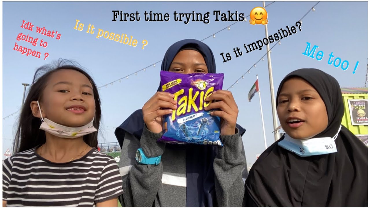 Eating Takis for the first time blue heat | Shanialis Faliq - YouTube