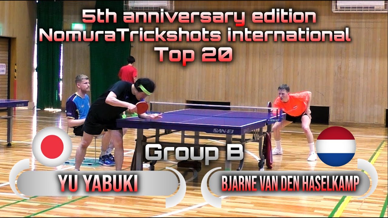 5th anniversary ELITE series NomuraTrickshots international - Bjarne vd Haselkamp vs Yu Yabuki ...