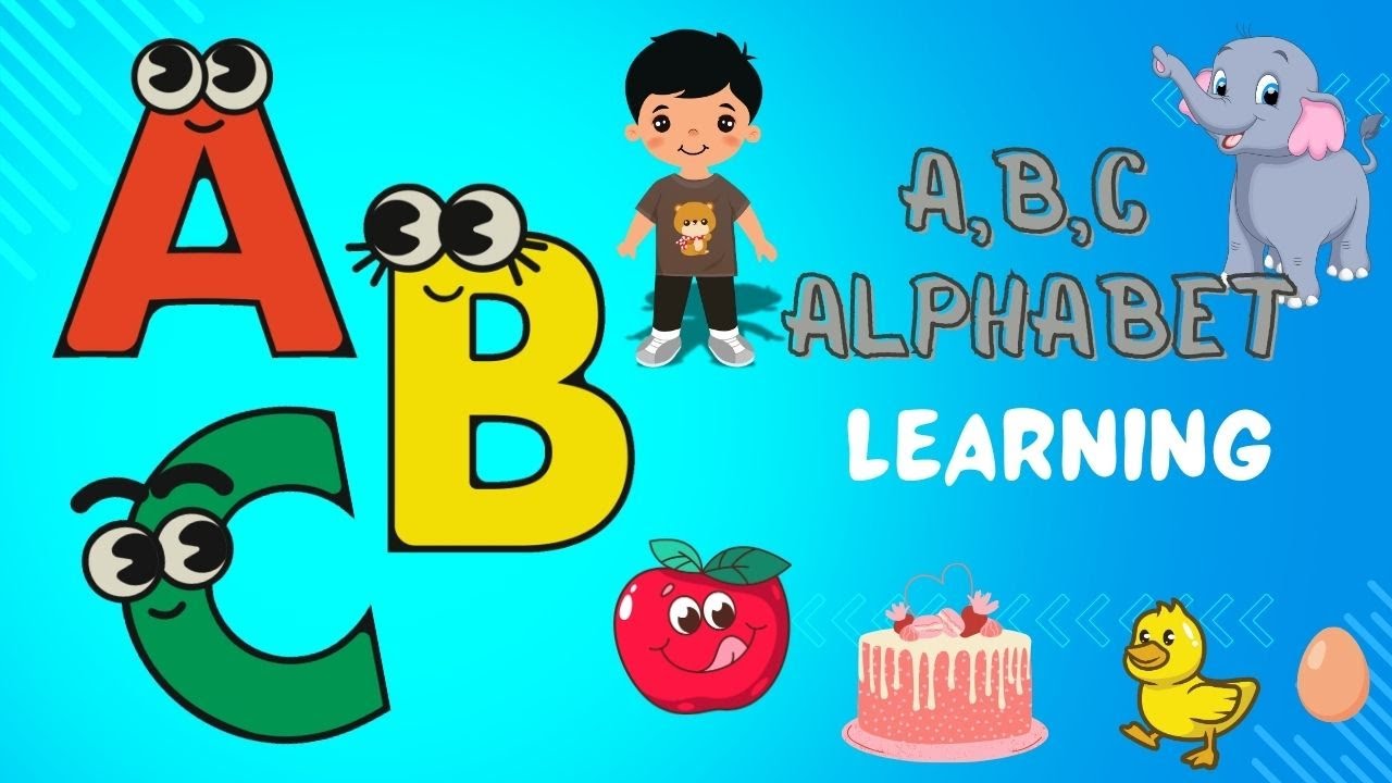 Learning ABC Letters and Basic English Vocabulary - YouTube