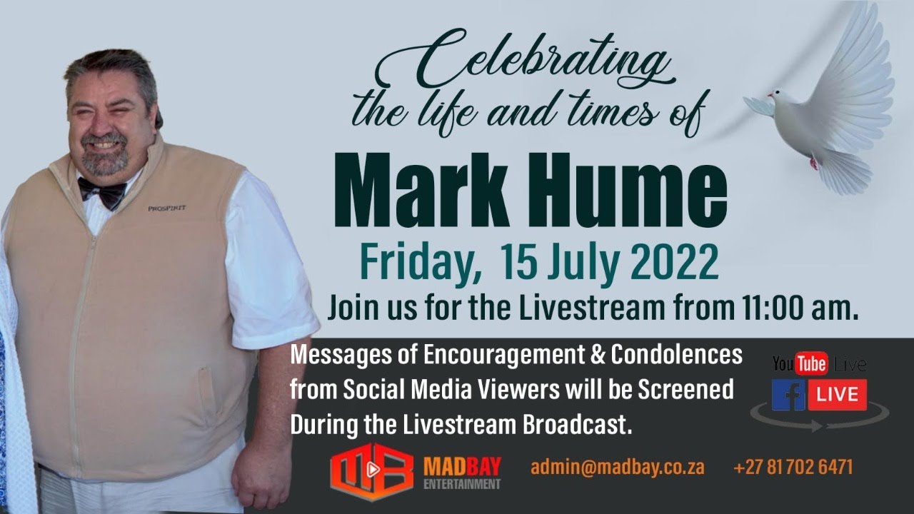 The Funeral of Mark Hume - YouTube