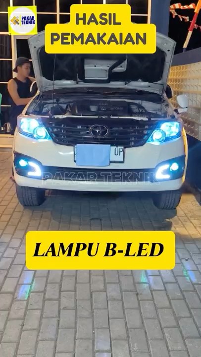 Inilah hasil pemasangan lampu B-LED.#youtubeshorts #trendingshorts # ...