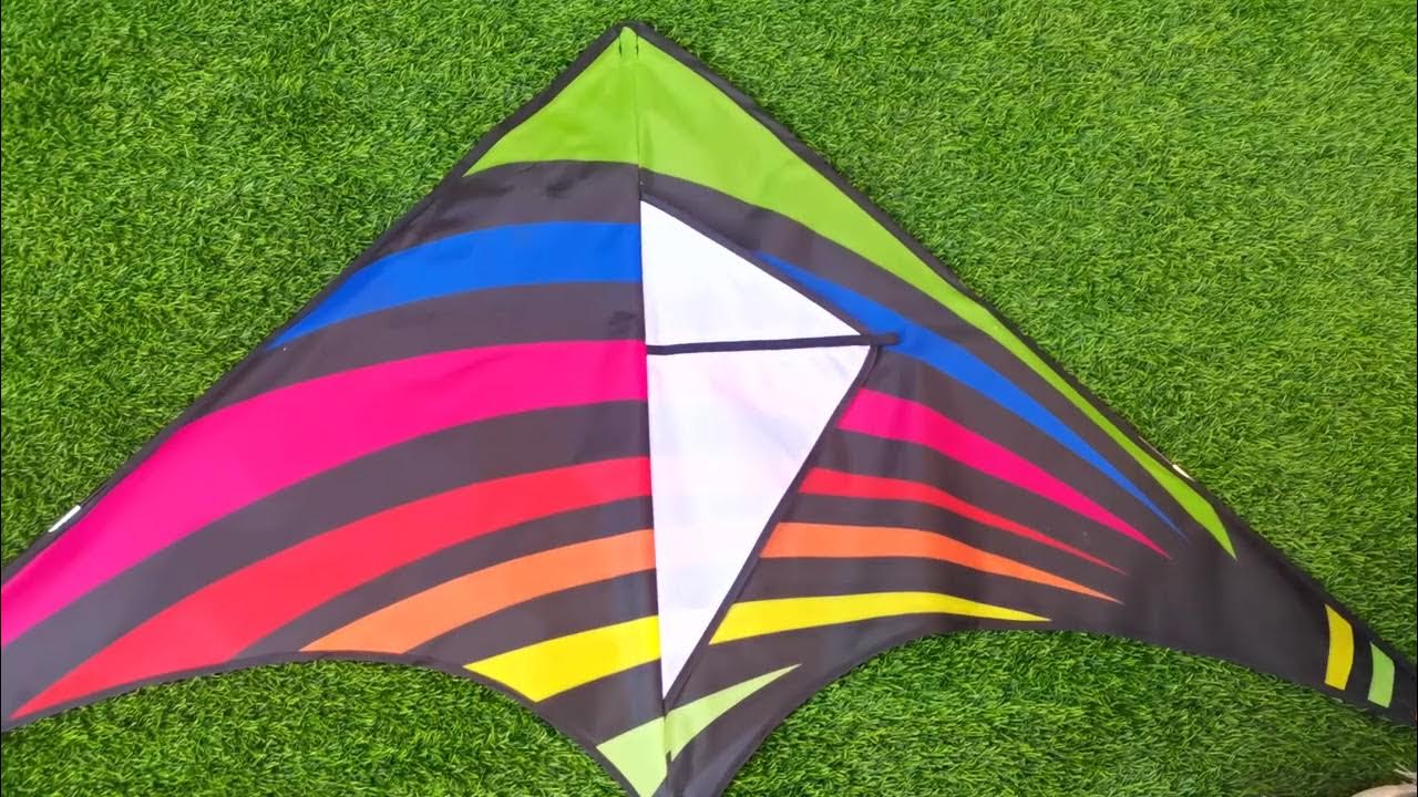 How does the string attach to kite - YouTube