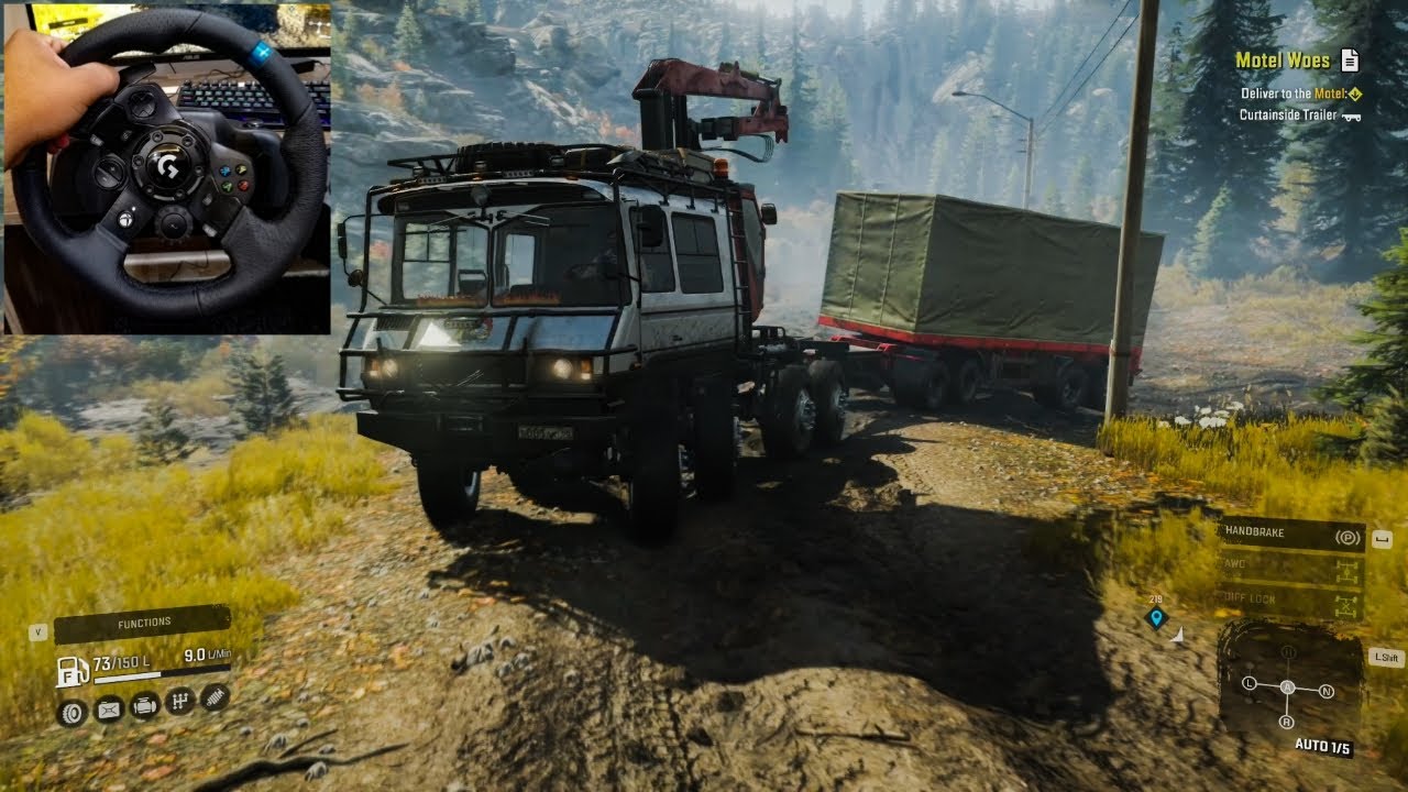 Snow Runner | Curtainside Trailer | Gameplay Logitech G923 TRUEFORCE ...