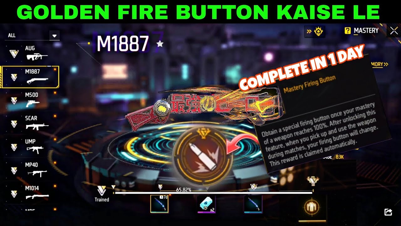 MASTERY FIRING BUTTON KAISE MILEGA | SPECIAL FIRING BUTTON FREE FIRE ...