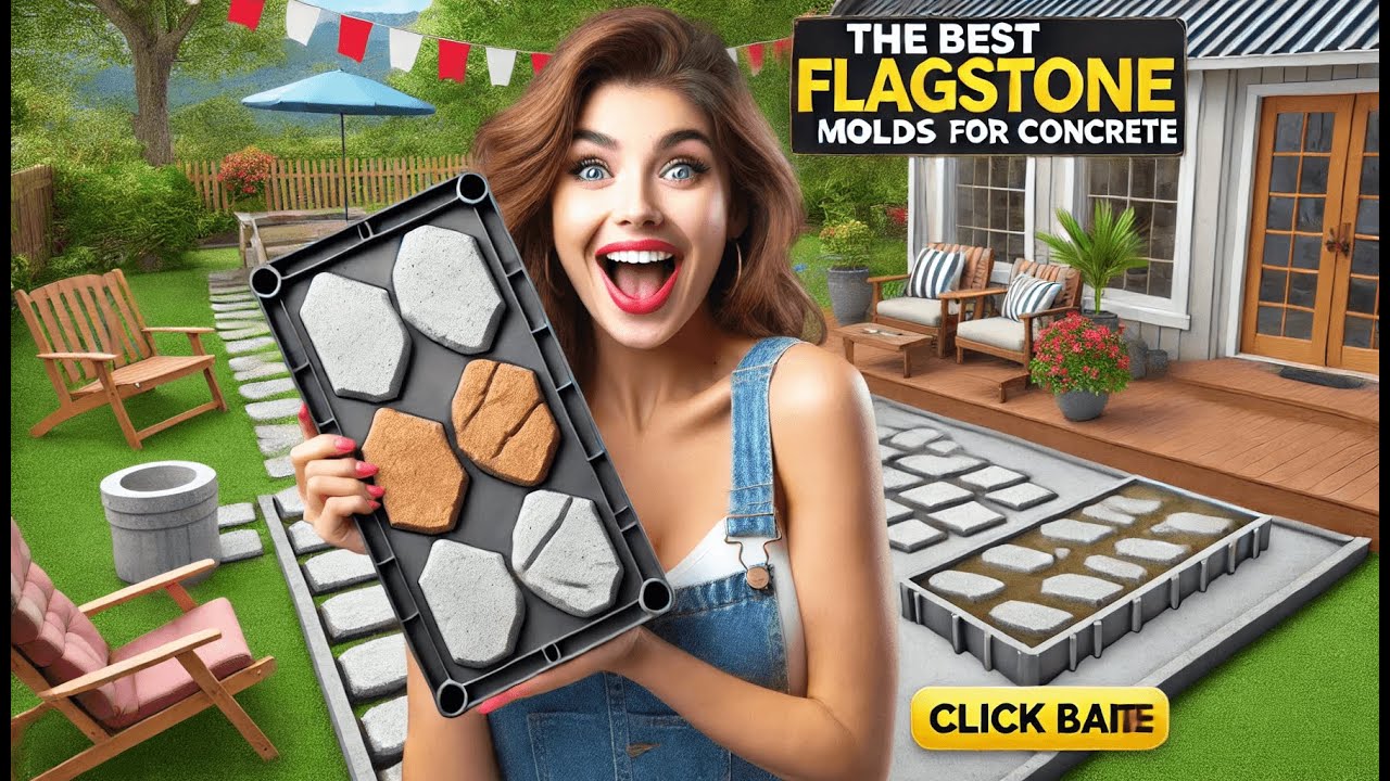 🏡 Betonex 6 pcs Flagstone Molds ABS 2mm Cement Mold | Best Flagstone ...