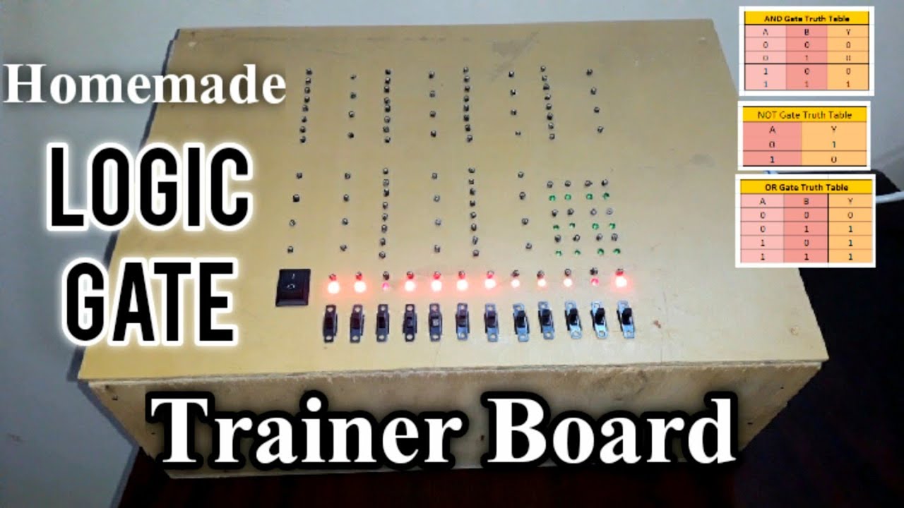 Logic Gate Trainer Board || সকল লজিক গেট এর প্রমান || Engineers Butty ...