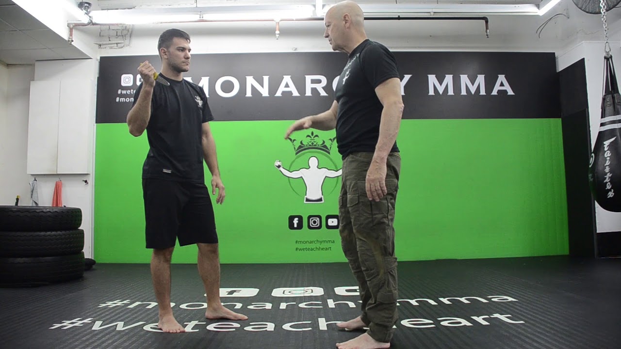 Defenses Against Downward Knife Attacks - YouTube