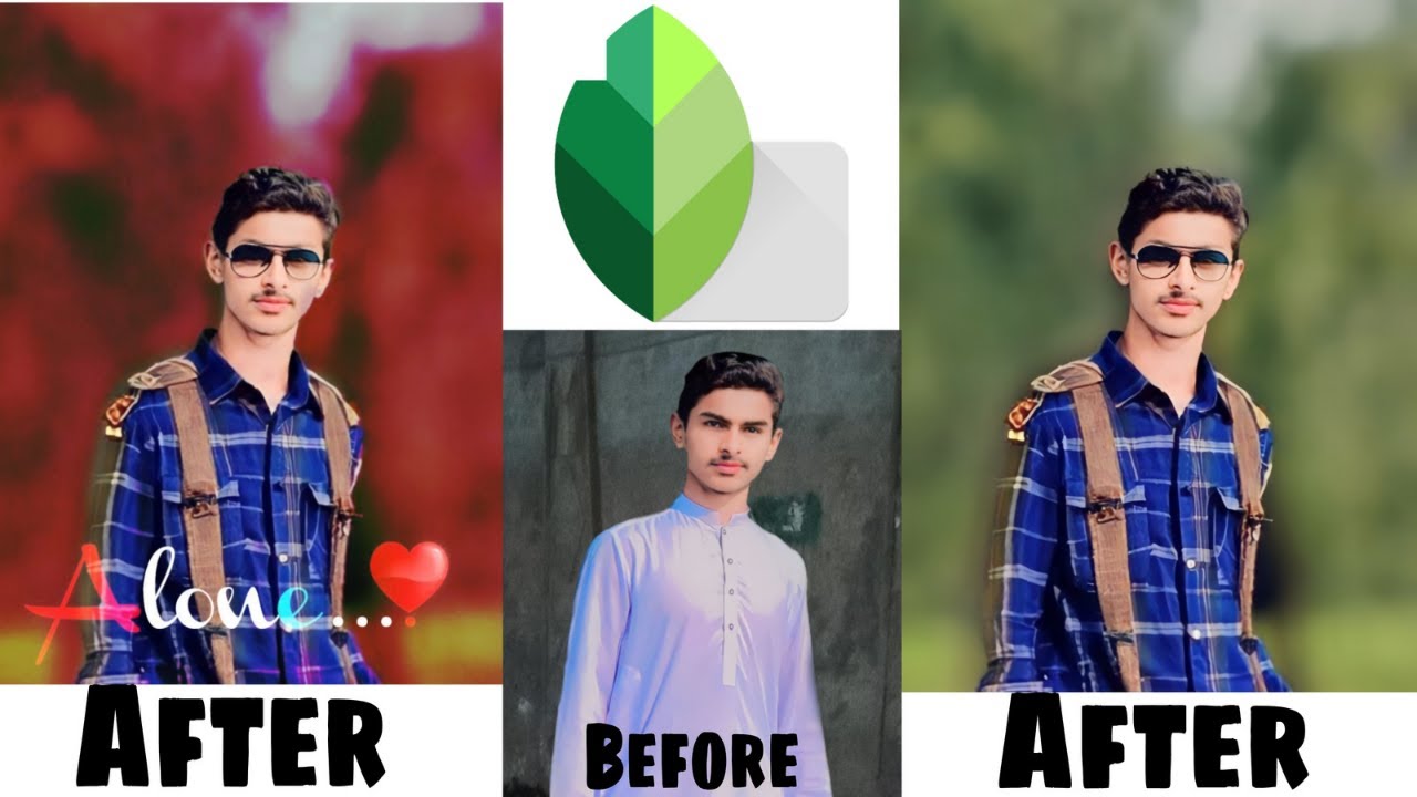 How to blur background in snapseed | background blur photo editing ...