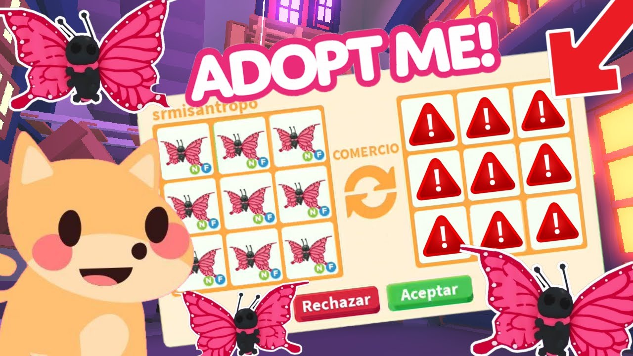 ADOPT ME: EL VERDADERO VALOR de la MARIPOSA NEON | Linkego - YouTube